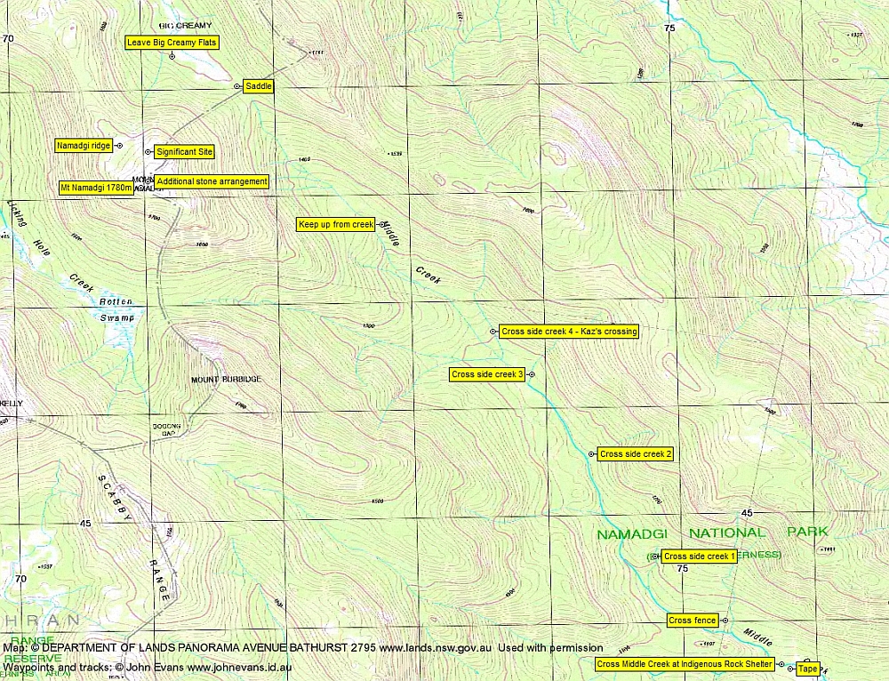 Mt Namadgi - the Definitive route?